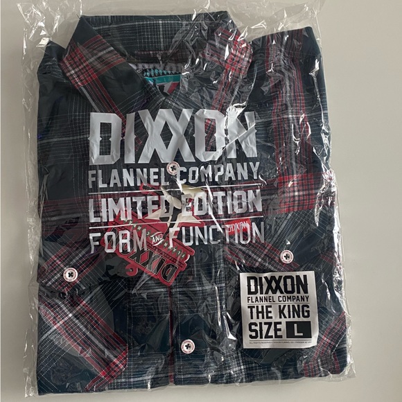 DIXXON | Shirts | Nwt Dixxon The King Limited Edition Flannel Size ...